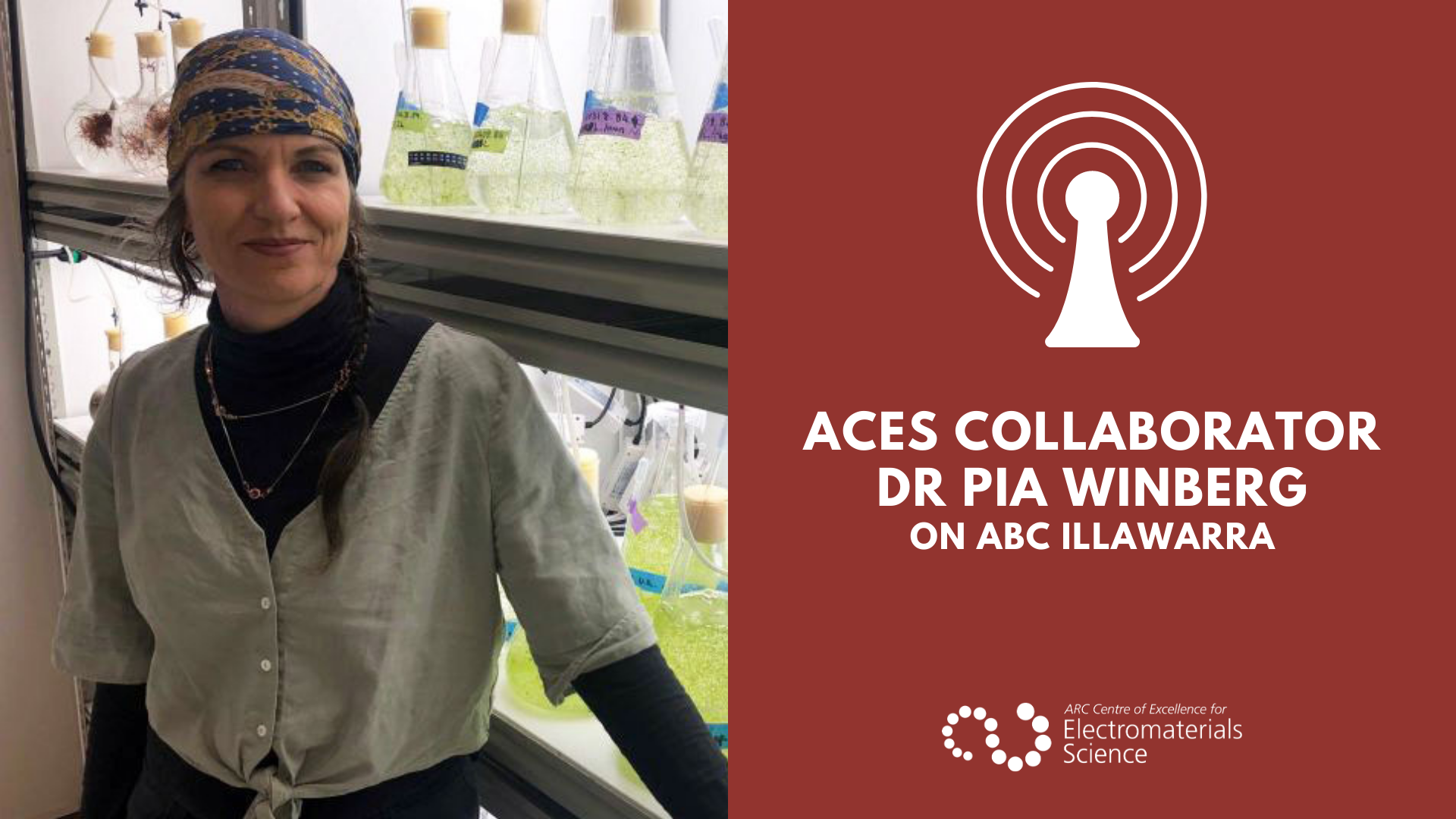 ARC Centre of Excellence for Electromaterial Science | Dr Pia Winberg ...